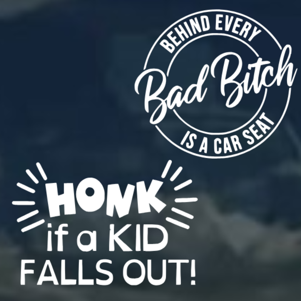 Family Car Window Decals - Vinyl Stickers for Families