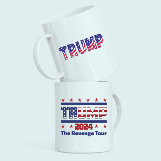 15oz Trump Coffee Mugs – Bold, Patriotic & Supportive Designs – Vinyl ...