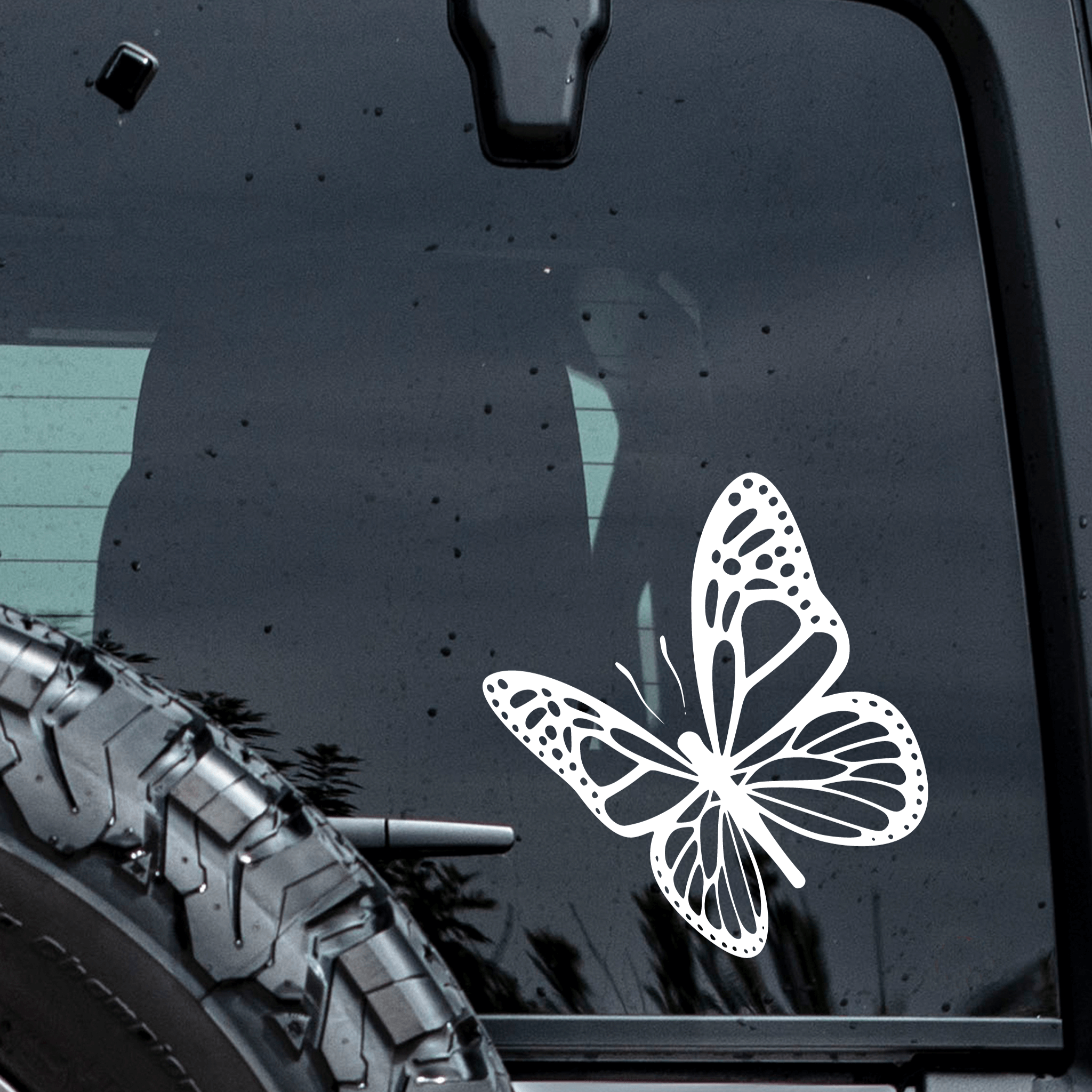 Flying Butterfly Car Decal - Window Decal – Vinyl Chaos Design Co.