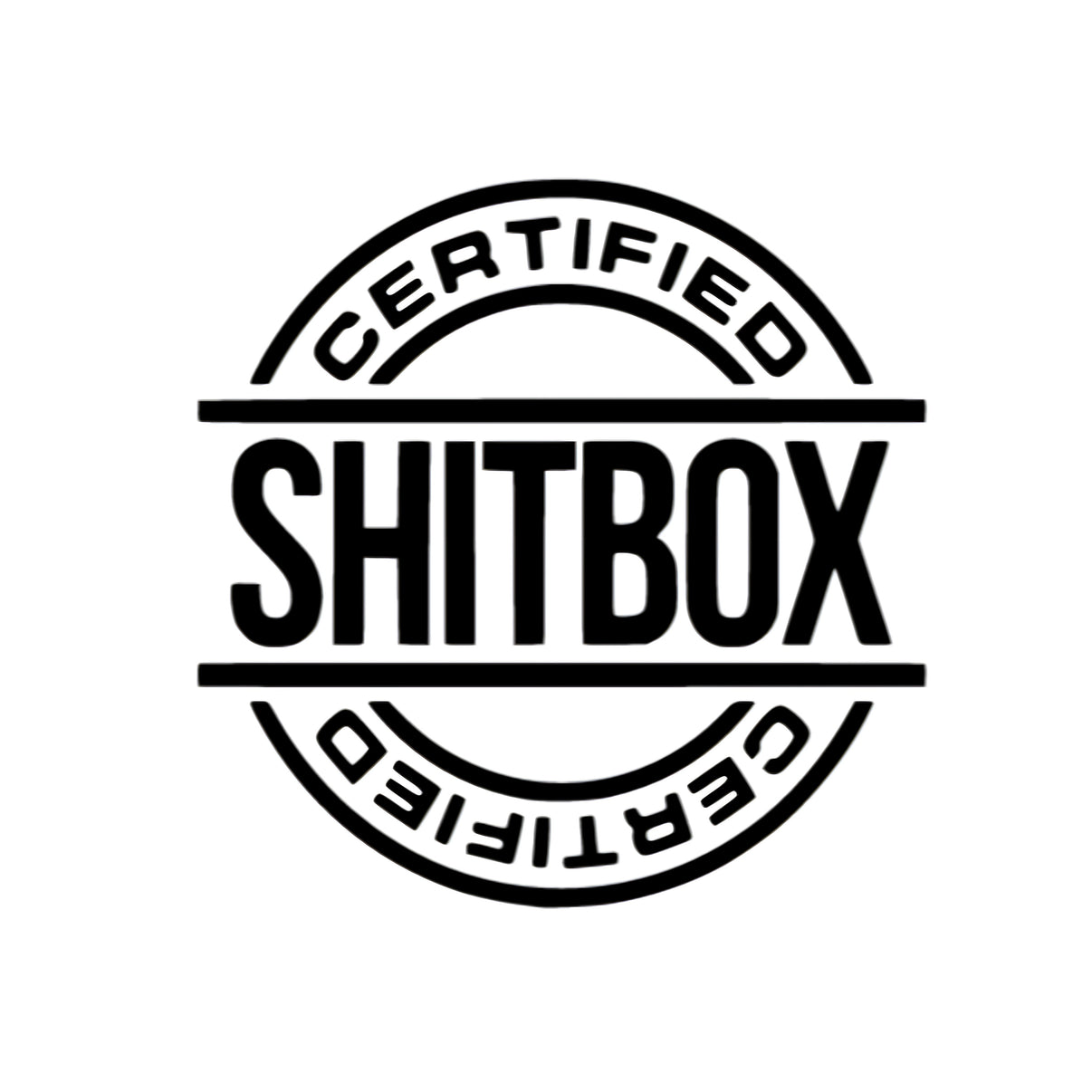 Certified Shitbox Decal - Car Decals JDM – Vinyl Chaos Design Co.