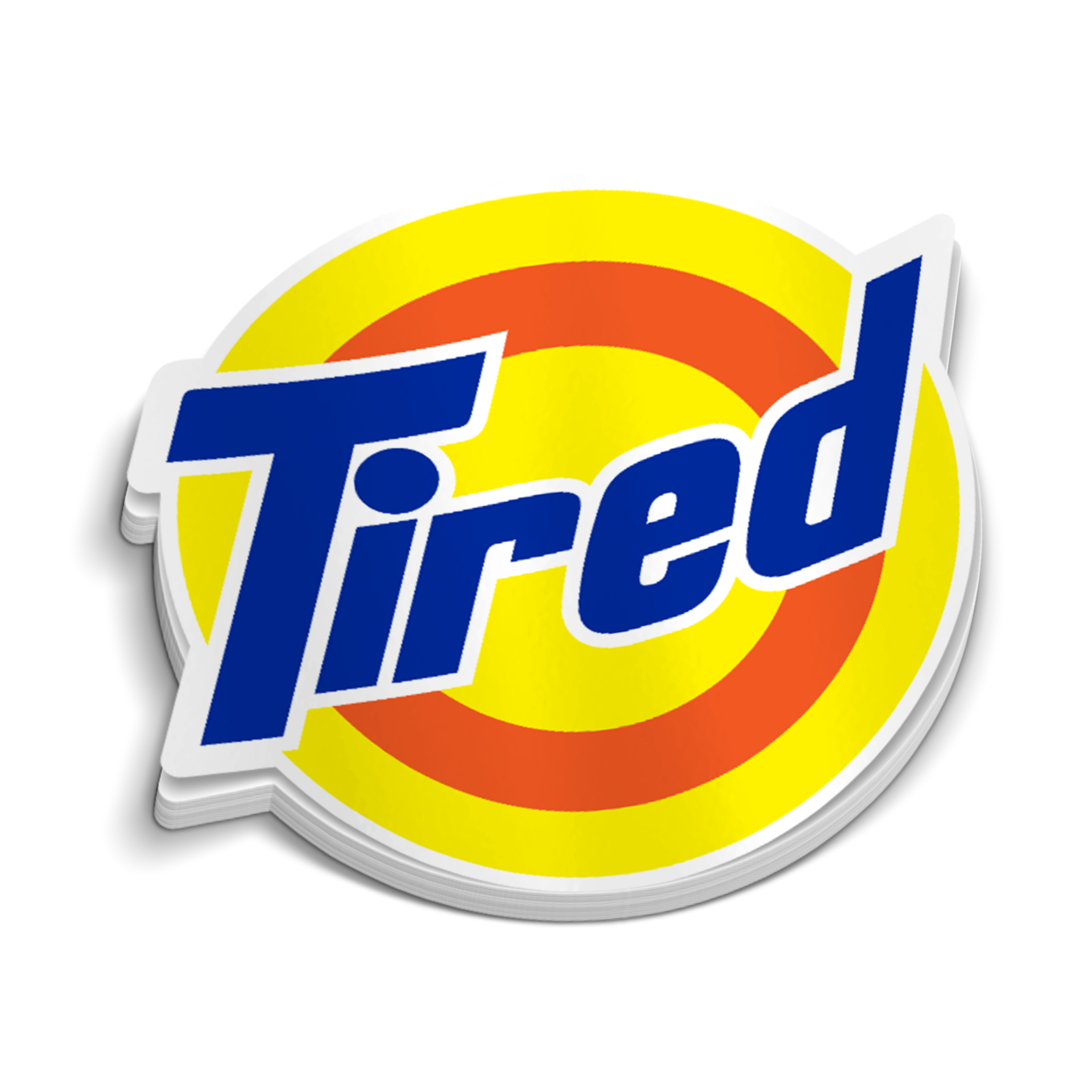 Tired Hard Hat Stickers - For Those Who Keep Pushing! – Vinyl Chaos ...