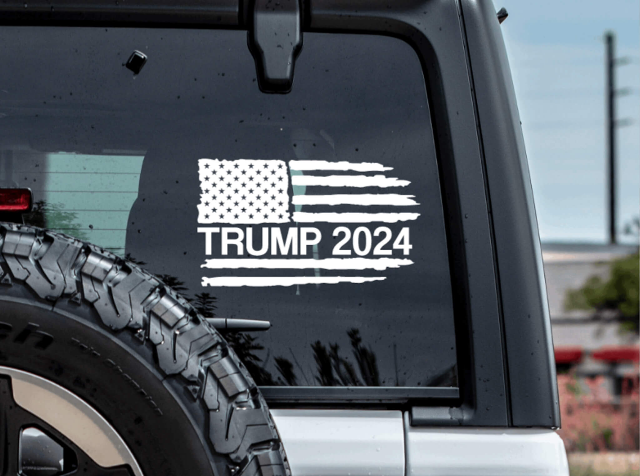 Trump 2024 Car Decal - Window Decal – Vinyl Chaos Design Co.