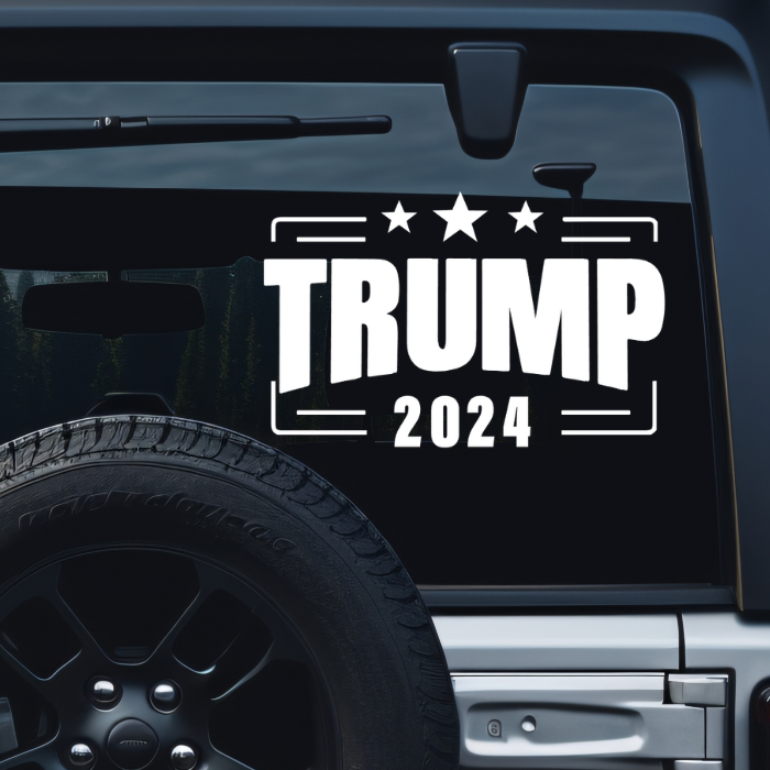 Trump Window Decal 2024 - Car Decal – Vinyl Chaos Design Co.